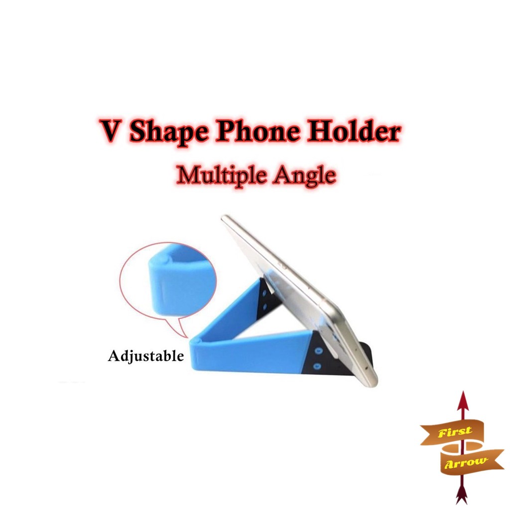 V Shape Phone Stand / Holder / Stander / Bracket / Foldable zzz ...
