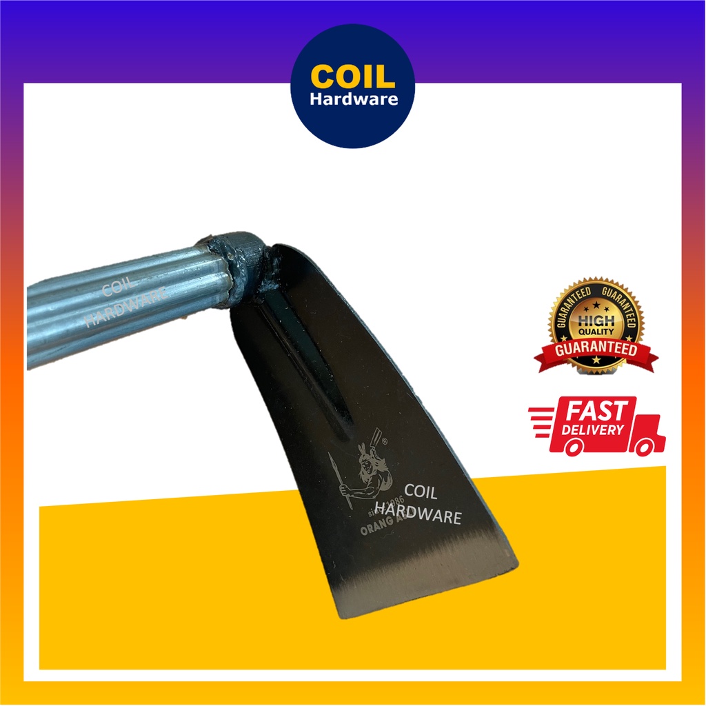 15" / 24" Heavy Duty Mini Gardening Steel Hoe | Cangkul Tanah Mini Besi ...