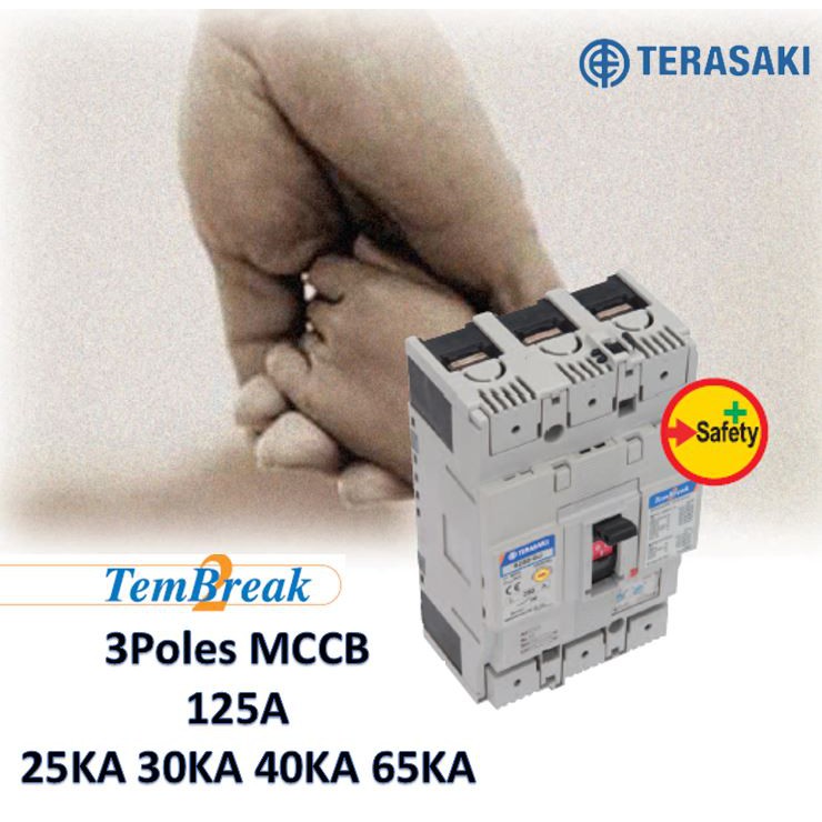 TERASAKI MCCB 125A 25KA 30KA 40KA 65KA 3P TEMBREAK2 S160SCF S160SFS S125NF S125GF | Shopee Malaysia
