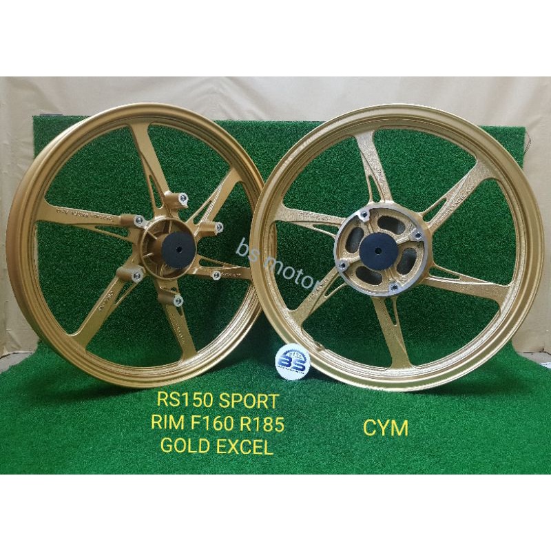 HONDA RS150 Sport Rim F1.60 R1.85 Gold EXCEL | Shopee Malaysia