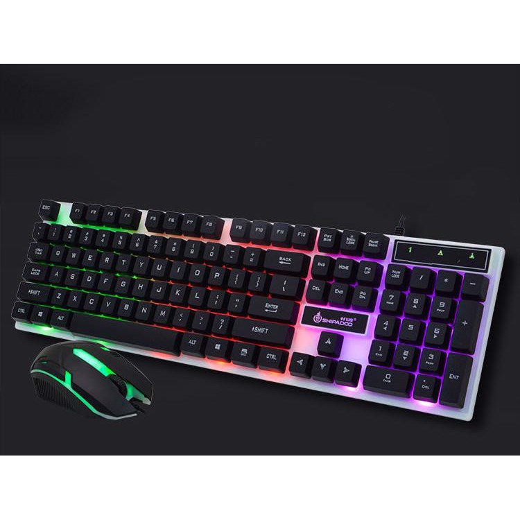 Shipadoo D620/D280/D290 Wired RGB LED GAMING KEYBOARD N MOUSE SET ONE ...