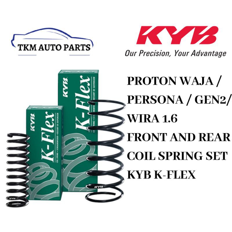 PROTON WAJA / PERSONA / GEN2 / WIRA 1.6 FRONT AND REAR COIL SPRING SET ...