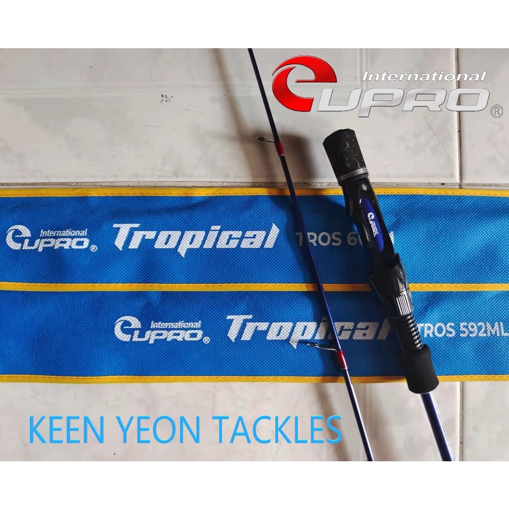 EUPRO TROPICAL SOLID CARBON FISHING ROD (SPINNING) | Shopee Malaysia