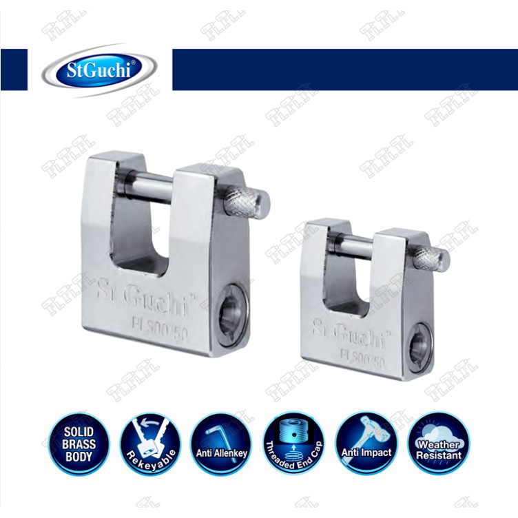 St Guchi SGPL-300 Quality Pad Lock Security Padlock 50mm / 60mm ...