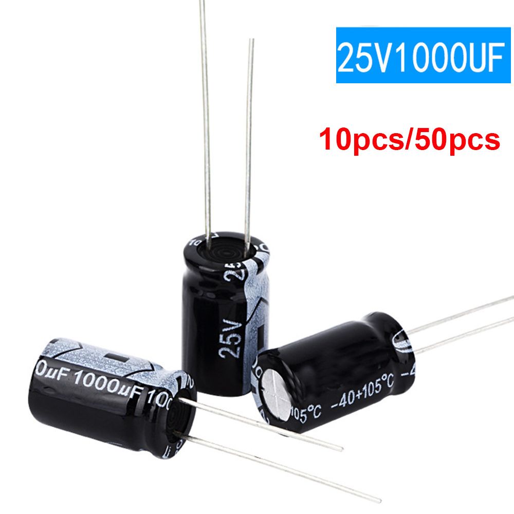 Combo 50 25V 1000uf Capacitors With Polarized Flower Capacitors ...