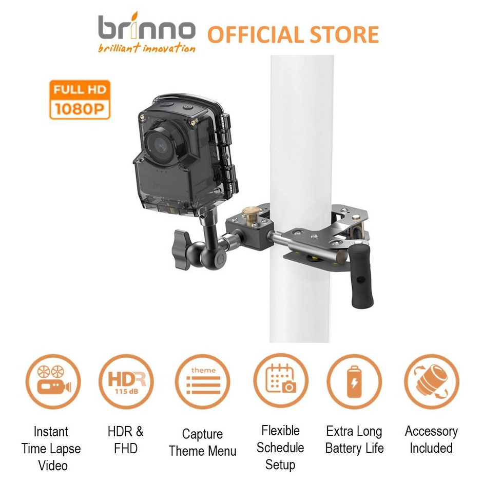 Brinno TLC2020-C Full HD & HDR 1080P Time Lapse Construction Bundle ...