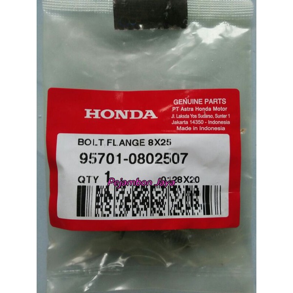 PUTIH 957010802507 Bolt FLANGE 8X25 (WHITE) | Shopee Malaysia