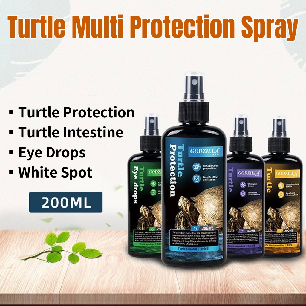 Jonsanty Turtle Intestine Eye Drops White spot Shell rot spray Turtle ...