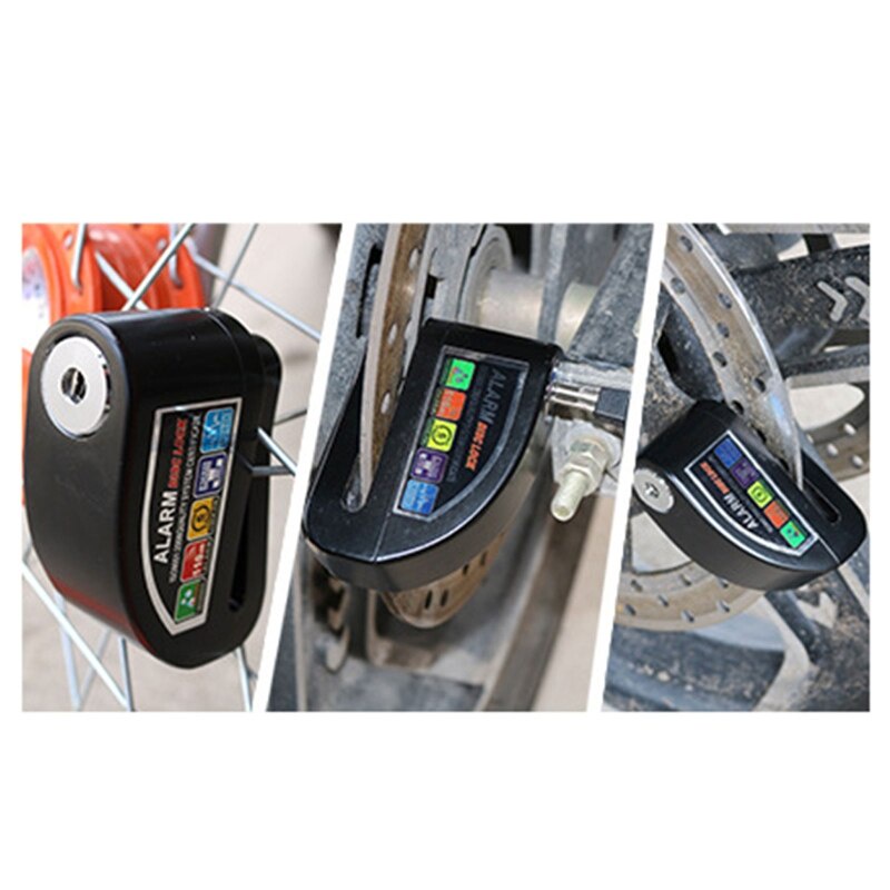 Motorcycle Alarm Lock Motorbike Anti-theft Lock Wheel Disc Brake ...