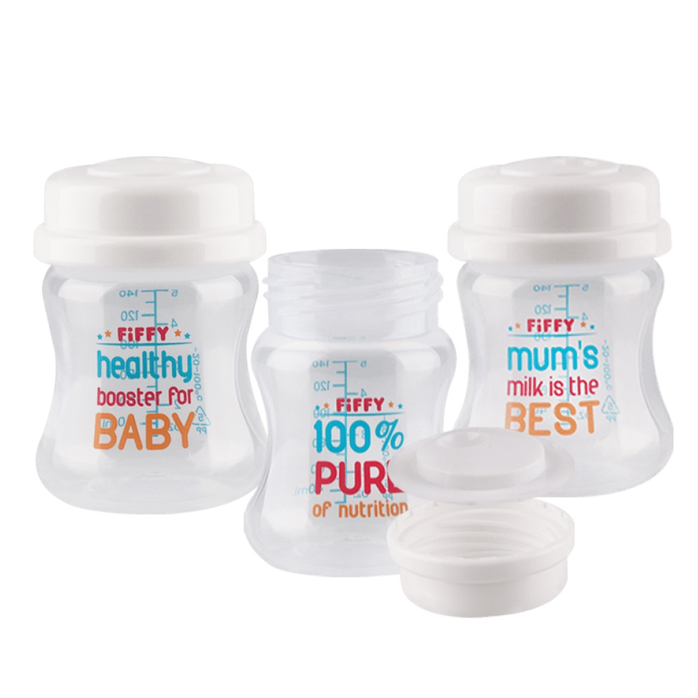 FIFFY Breast Milk Storage Bottle (140ml x 3) | Shopee Malaysia