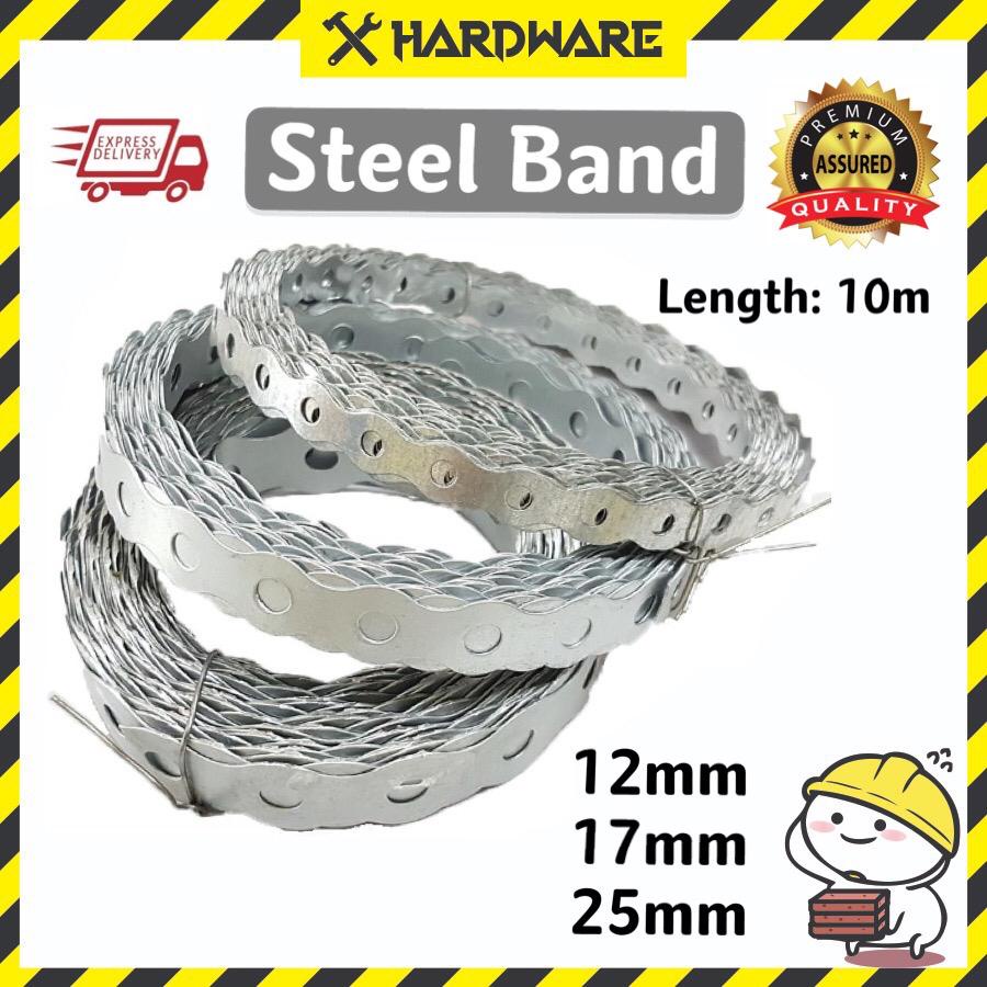 10m Heavy Duty GI Steel Band/12mm 17mm 25mm Multipurpose Steel Band ...