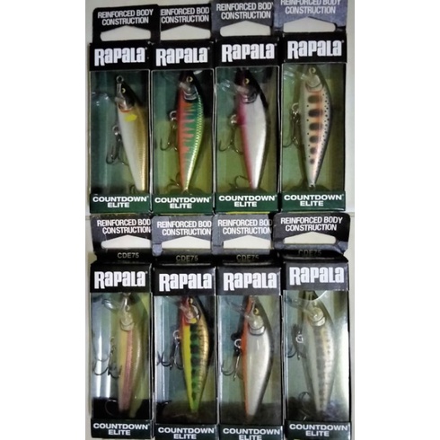 🇲🇾 RAPALA COUNTDOWN ELITE ORIGINAL WOBBLE CDE75 # HOT ITEM READY STOK | Shopee Malaysia