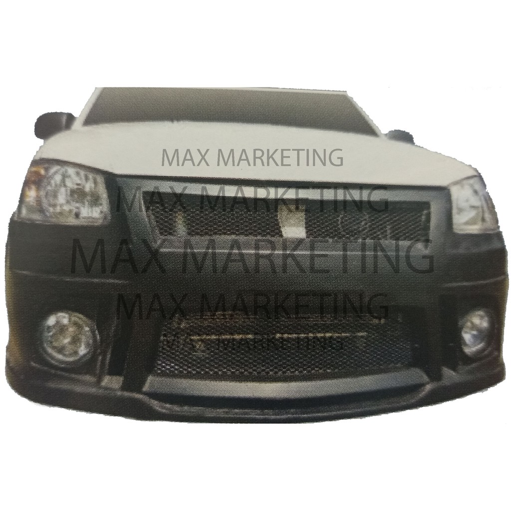 PROTON SAGA BLM FRONT BUMPER WITH LAMP (V-DESIGN V2) (FIBER) | Shopee ...