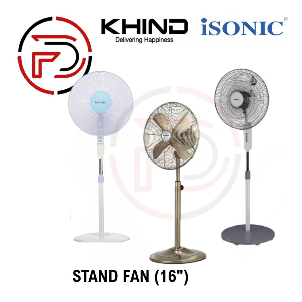 KHIND/ISONIC Stand Fan 14" / 16" [ READY STOCK ] | Shopee Malaysia