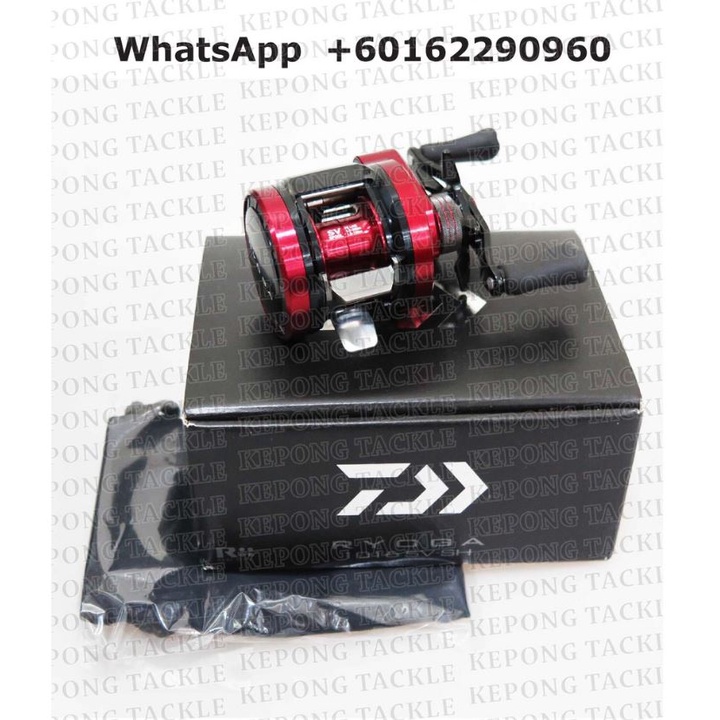 DAIWA fishing reel RYOGA 1016SV-SH RED JDM Right Handle Reel WITH 1 ...