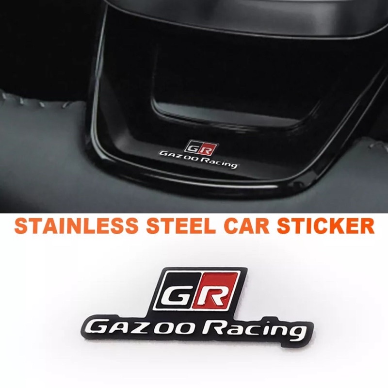 𝐆𝐑 𝐆𝐚𝐳𝐨𝐨 𝐑𝐚𝐜𝐢𝐧𝐠 𝐈𝐧𝐭𝐞𝐫𝐢𝐨𝐫 𝐌𝐞𝐭𝐚𝐥 𝐒𝐭𝐢𝐜𝐤𝐞𝐫 | Shopee Malaysia