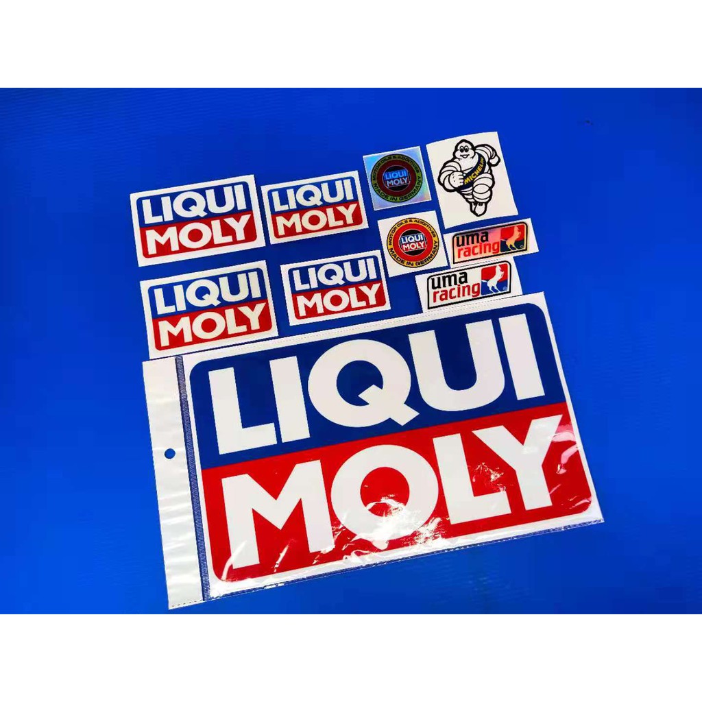 Sticker Uma Racing/Michelin/Liqui Moly Waterproof, Sunscreen And UV ...