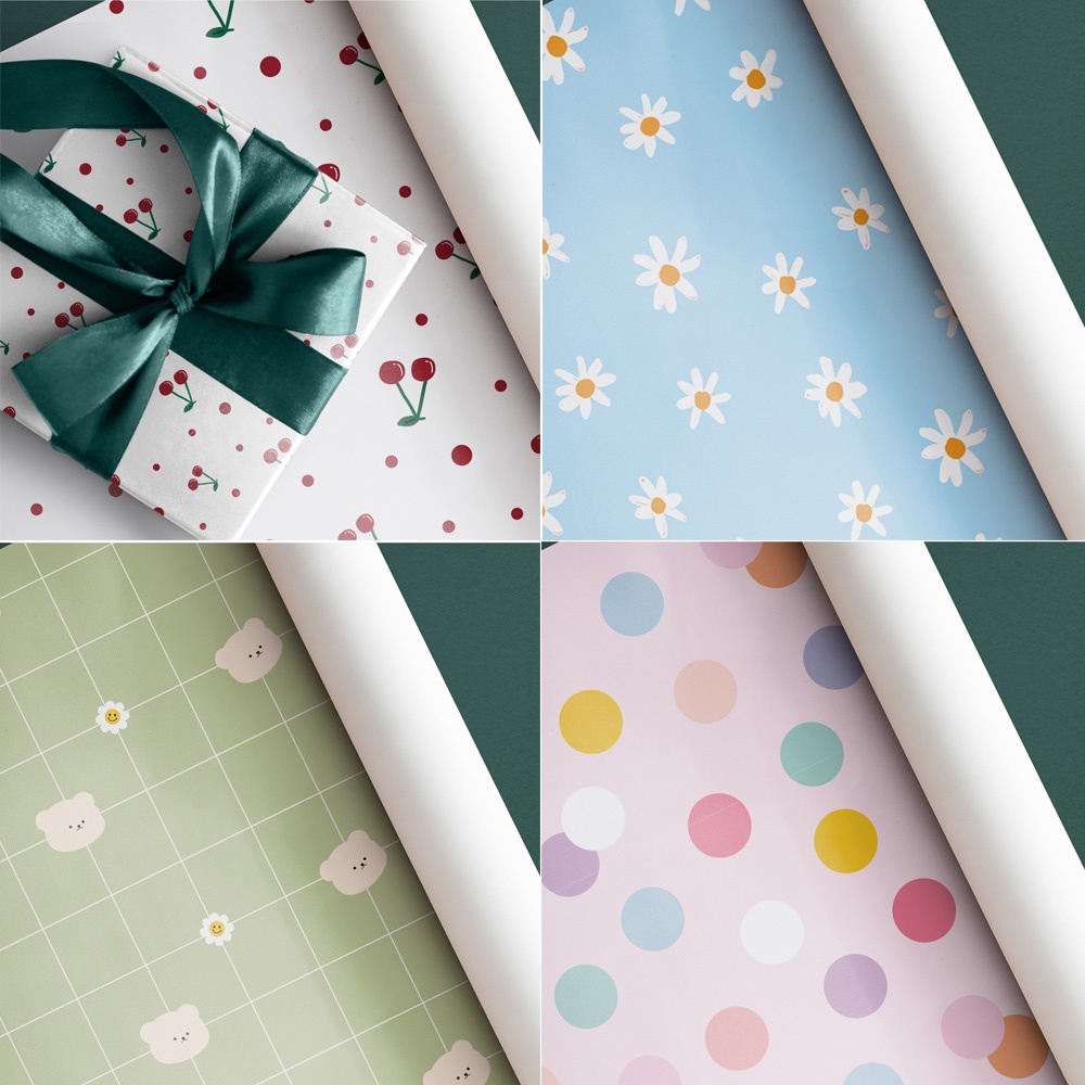 10 Pcs Exquisite A3 Size Gift Wrapping Paper DIY Book Cover Paper 10 ...