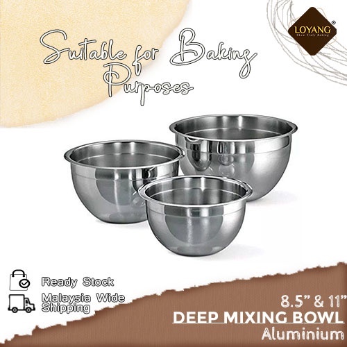 20cm & 28cm DEEP MIXING BOWL / MIXING BOWL / MANGKUK MENGGAUL | Shopee ...