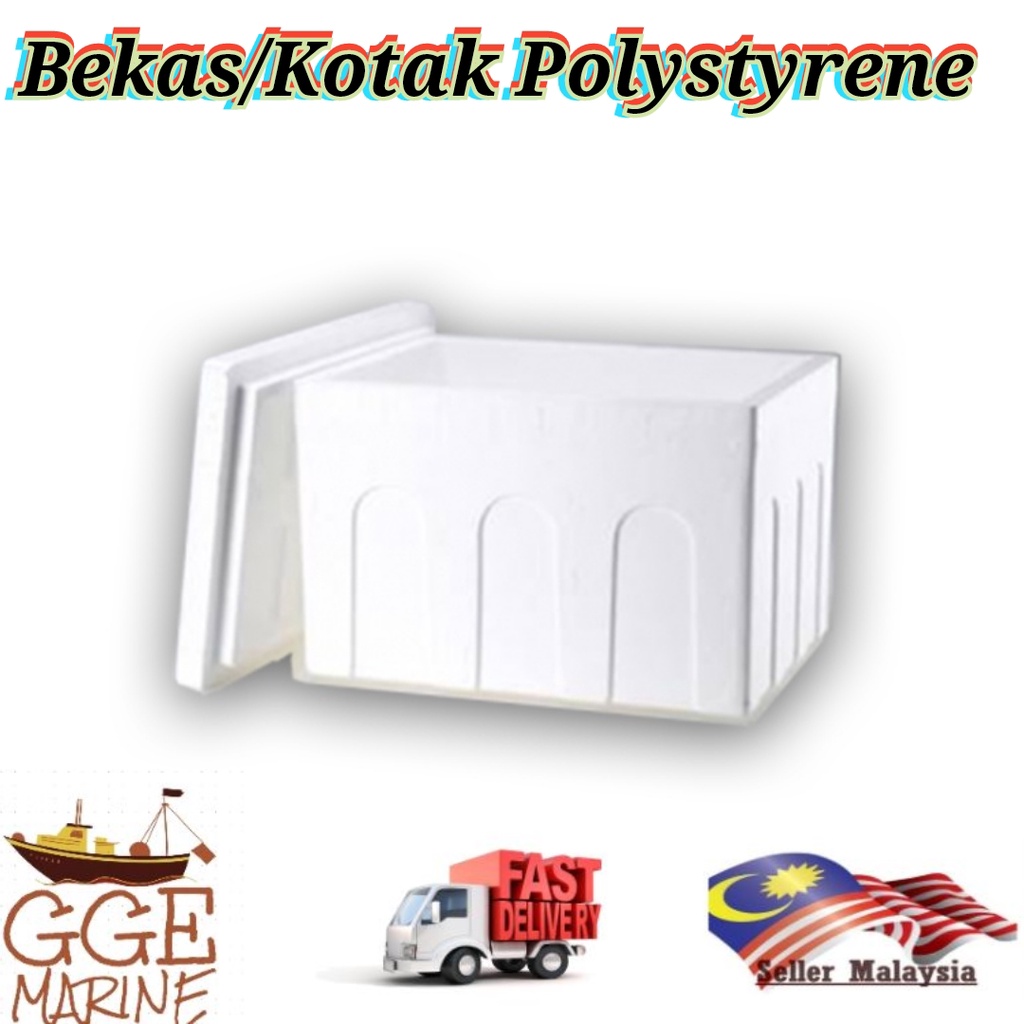 Bekas Kotak Kabus Gabus Putih Polystyrene Polyfoam Styrfoam/Ice Box ...