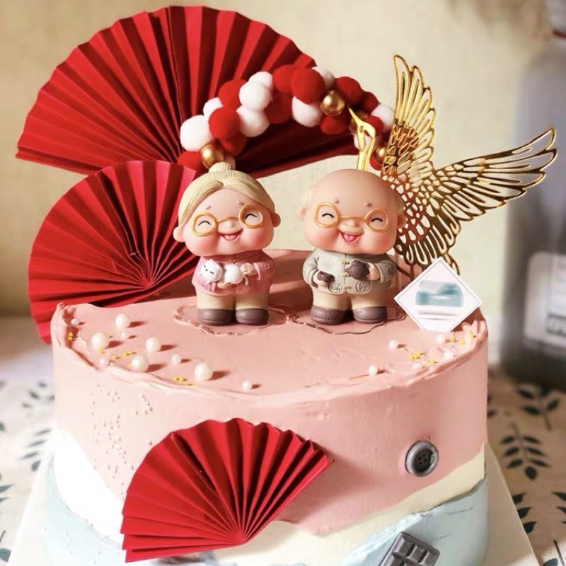 grandma grandpa nanny cake topper | Shopee Malaysia