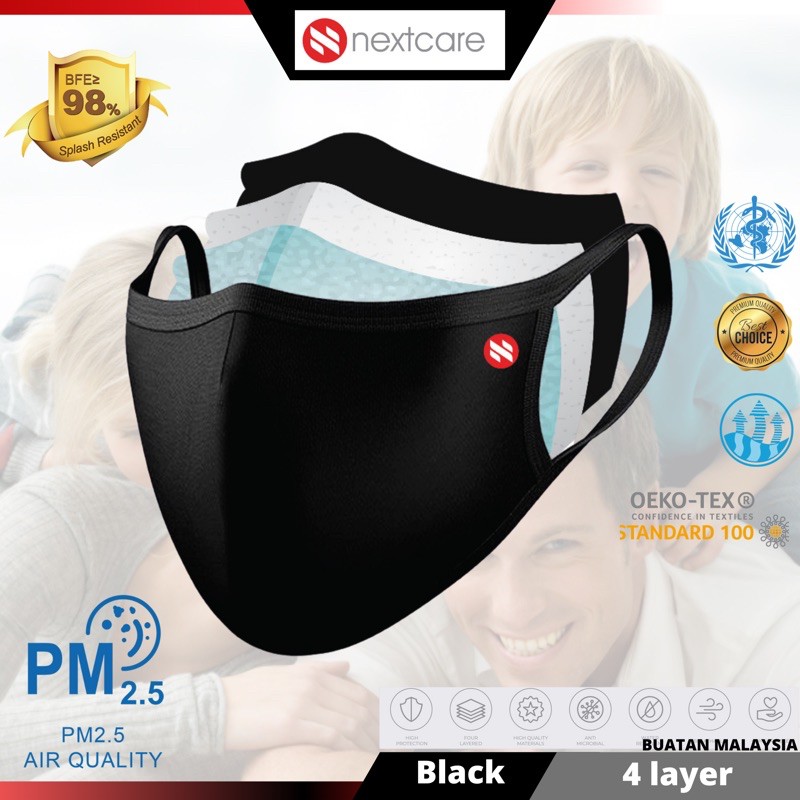 NEXTCARE ™ , 4ply Reusable Face Mask WHO Standard | Shopee Malaysia
