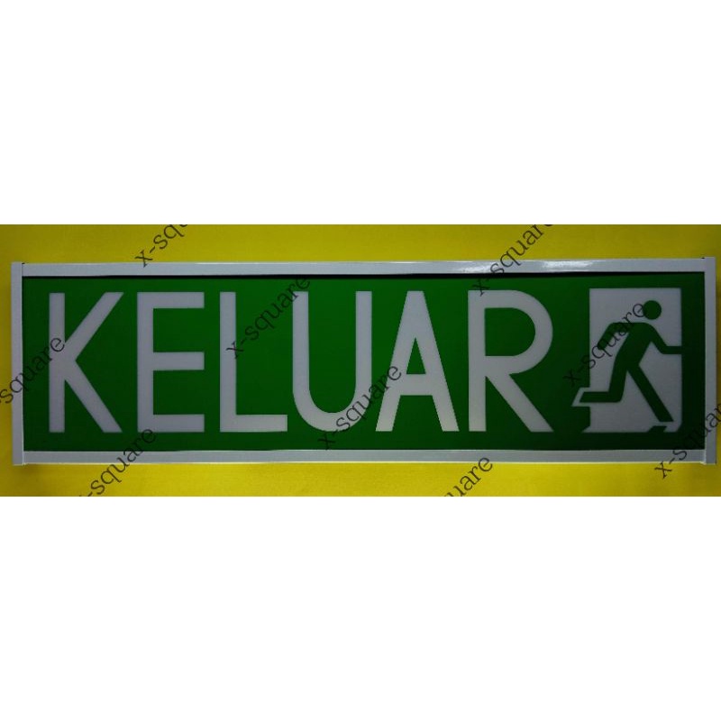 Fujibin Keluar Signage Wall mounted single sided | Shopee Malaysia