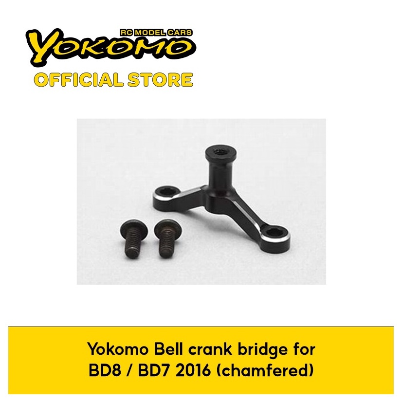 Yokomo Bell crank bridge for BD8 / BD7 2016 (chamfered) (B7-201B6) | Shopee Malaysia