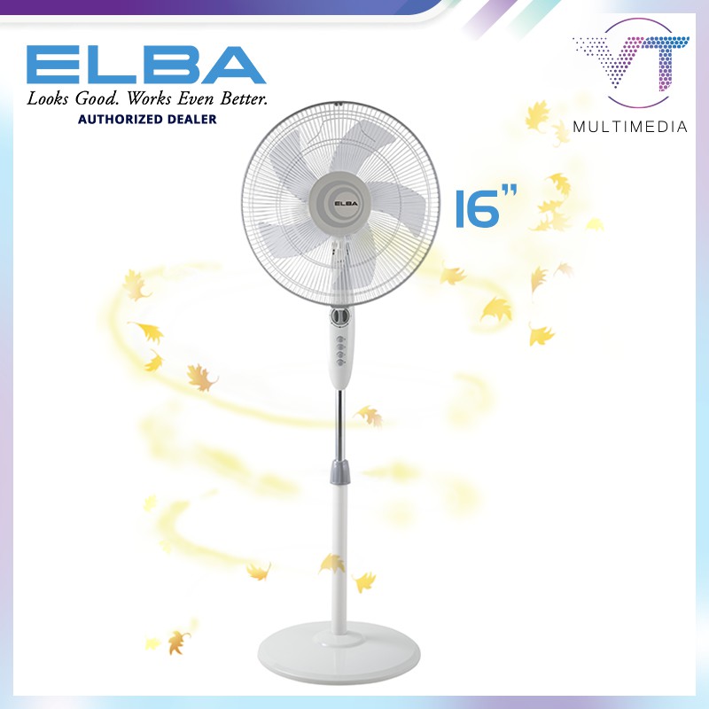 Elba 16 Stand Fan ESF-E1639TM(GR) | Shopee Malaysia