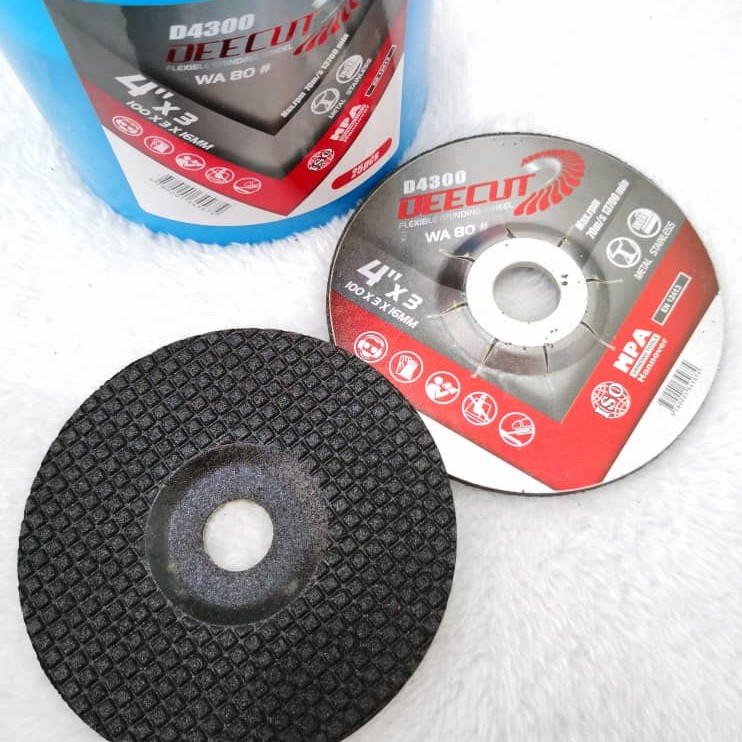 Deecut WA80 4" Flexible Disc 103 x 3 x16mm (25pc/box) | Shopee Malaysia