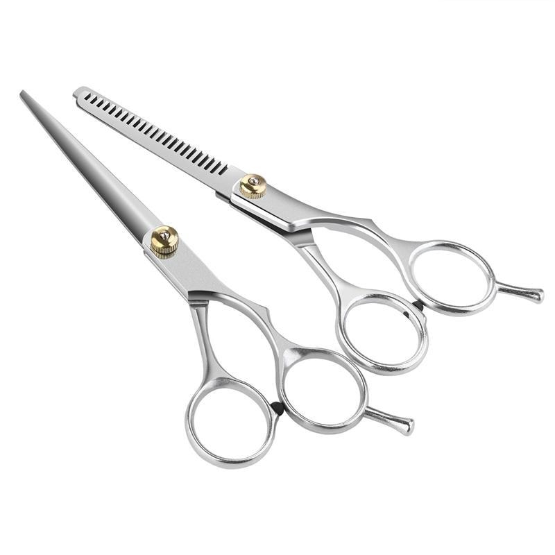 Pro Salon Barber Stainless Steel Flat Shear Tooth Shear Household Home ...