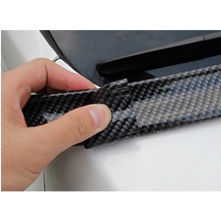 Custom Flap 1450 Universal Bonnet Rubber Spoiler carbon / Black ...