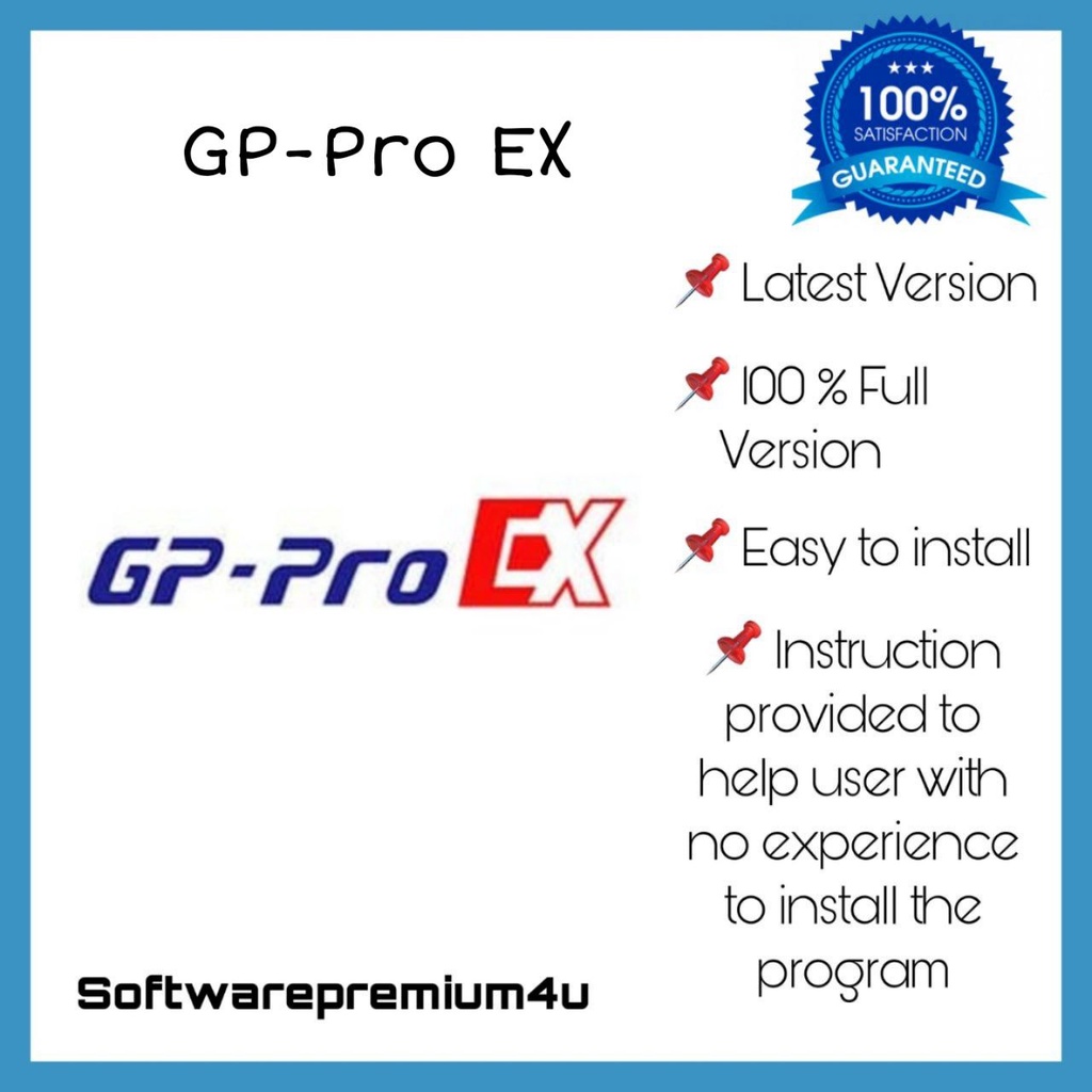 Pro-face GP-Pro EX 4.08.100 | HMI editor🔥【Full Version】🔥 | Shopee Malaysia