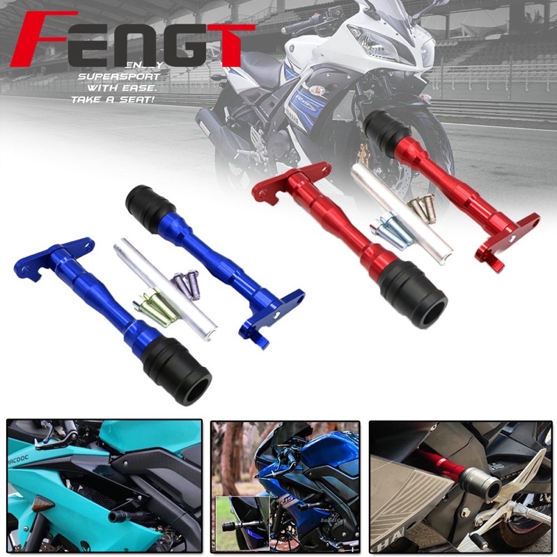 YAMAHA R15 / MT15 FZ150 Frame Slider Fairing Guard Crash Pad Protector ...