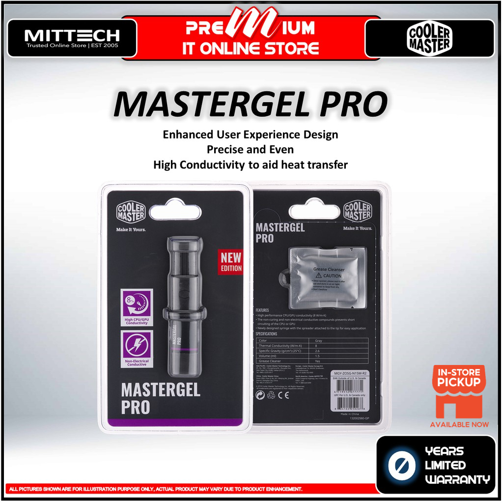 Cooler Master Mastergel Pro Thermal Paste | Enhanced User Experience ...