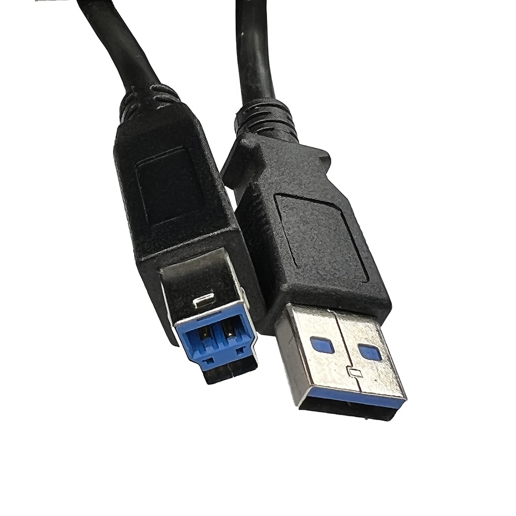 High Quality 1M USB 3.0 Type A to Type B Square Cable (Black) | Shopee ...