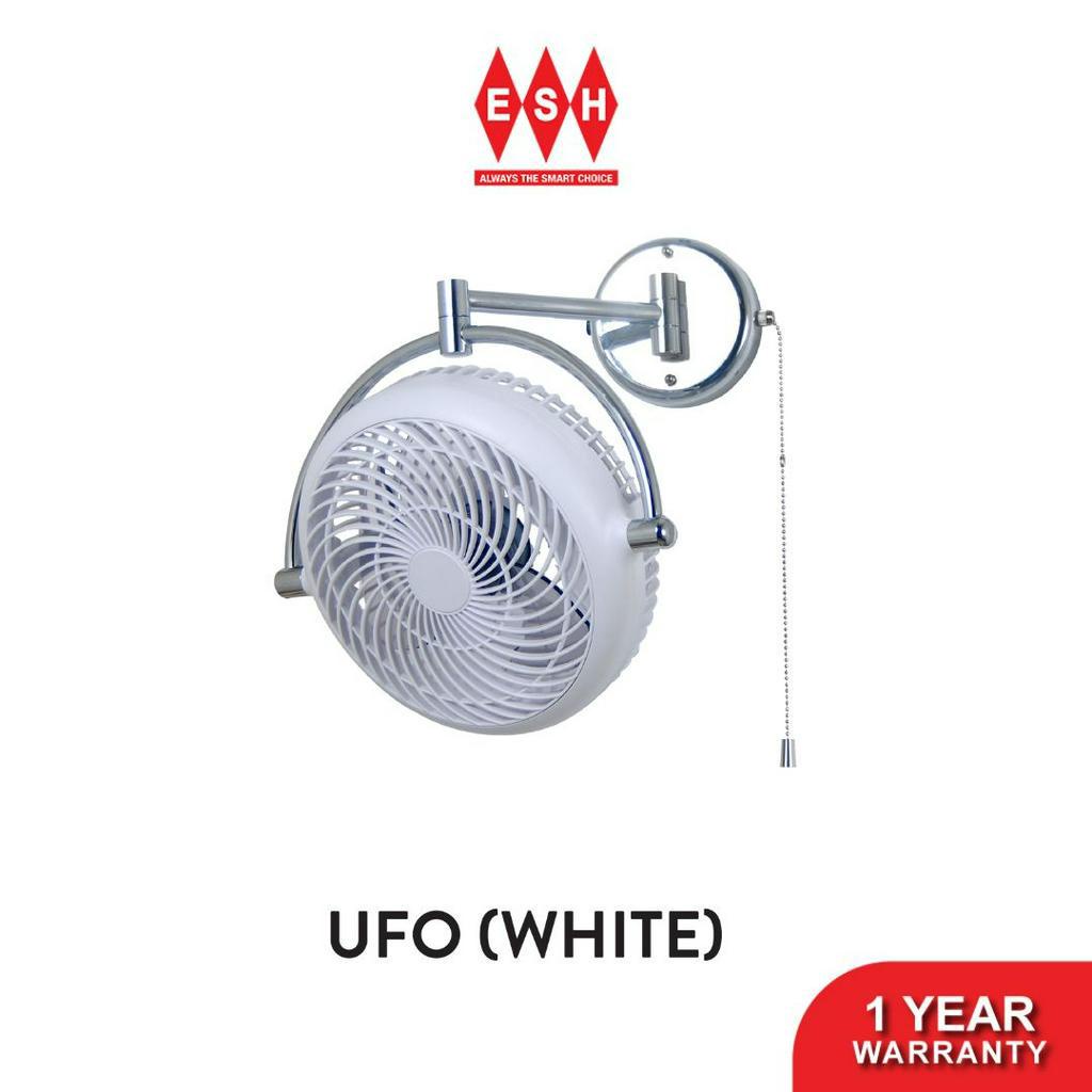 NSB UFO 8 Inch 3 Blade Corner Ceiling Wall Mount Fan (White) | Shopee ...