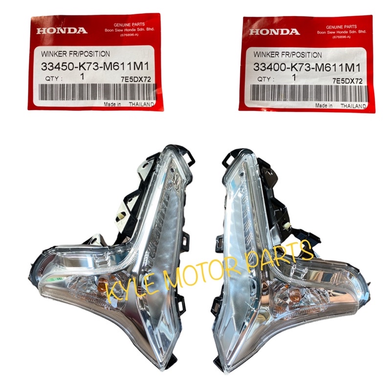 WAVE125 FI V2 FRONT SIGNAL LAMP SET ORIGINAL HONDA 100% | Shopee Malaysia