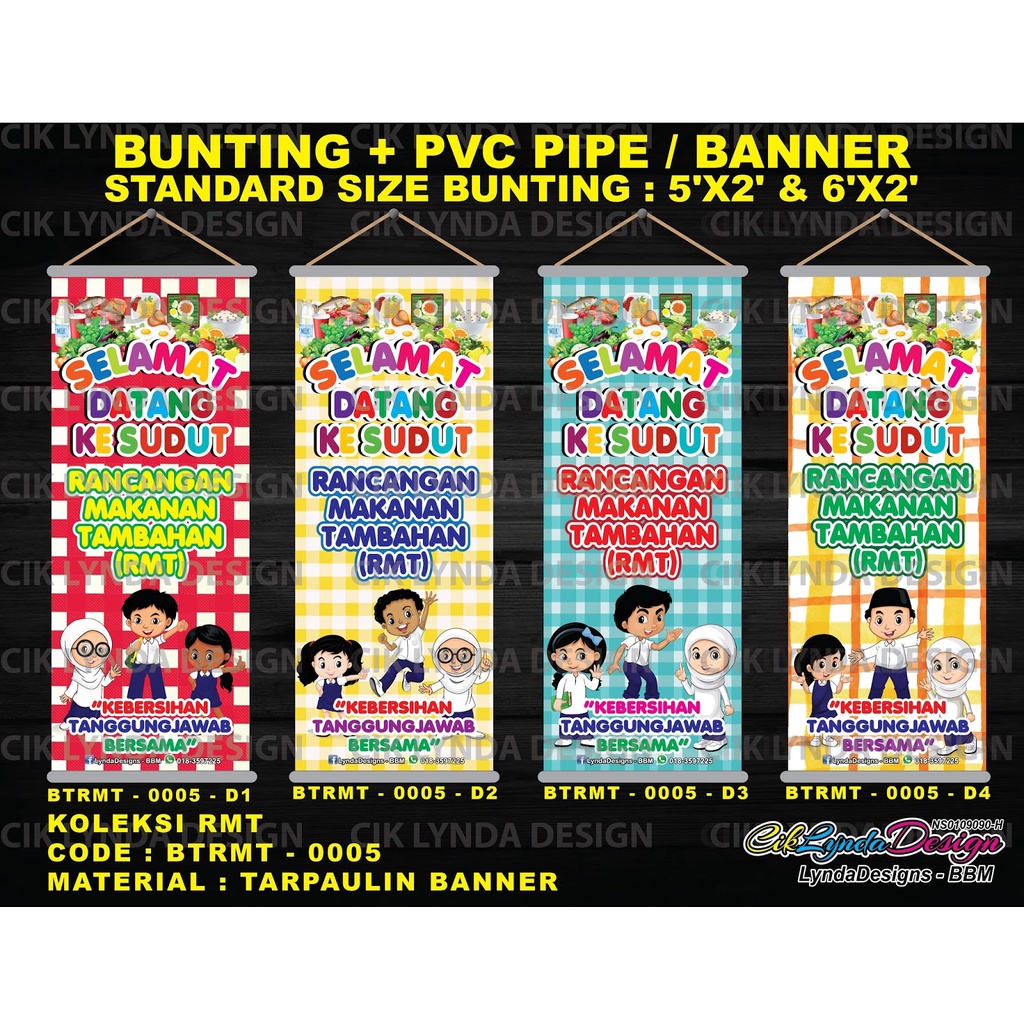PRE-ORDER - BUNTING + PVC PIPE - SELAMAT DATANG KE SUDUT RMT SEKOLAH ...