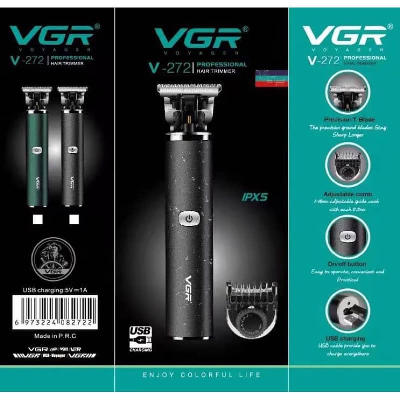 Original VGR V-272 Zero Adjustable Professional Rechargeable Hair ...