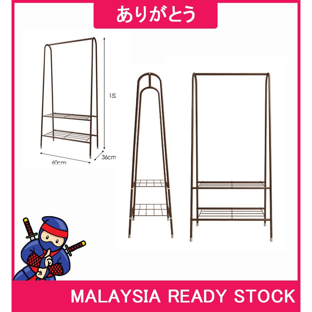 Arigatou Bedroom Garment Cloth Shirt Suit Uniform Rack Hanger Hanging ...