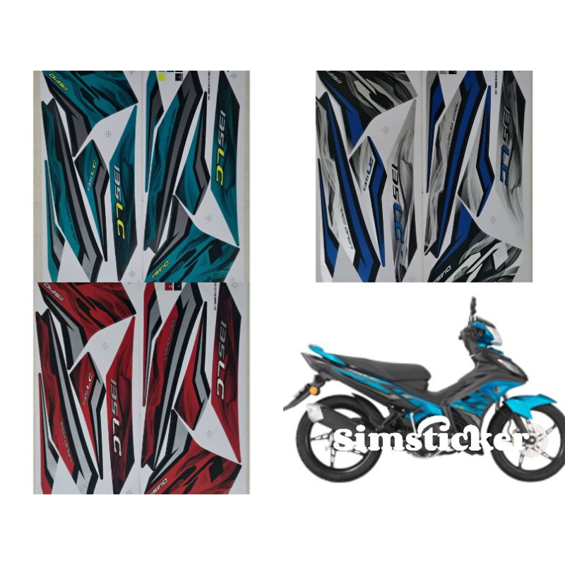 LC135 (19) V2 V3 V4 V5 V6 V7 BODY STICKER | Shopee Malaysia