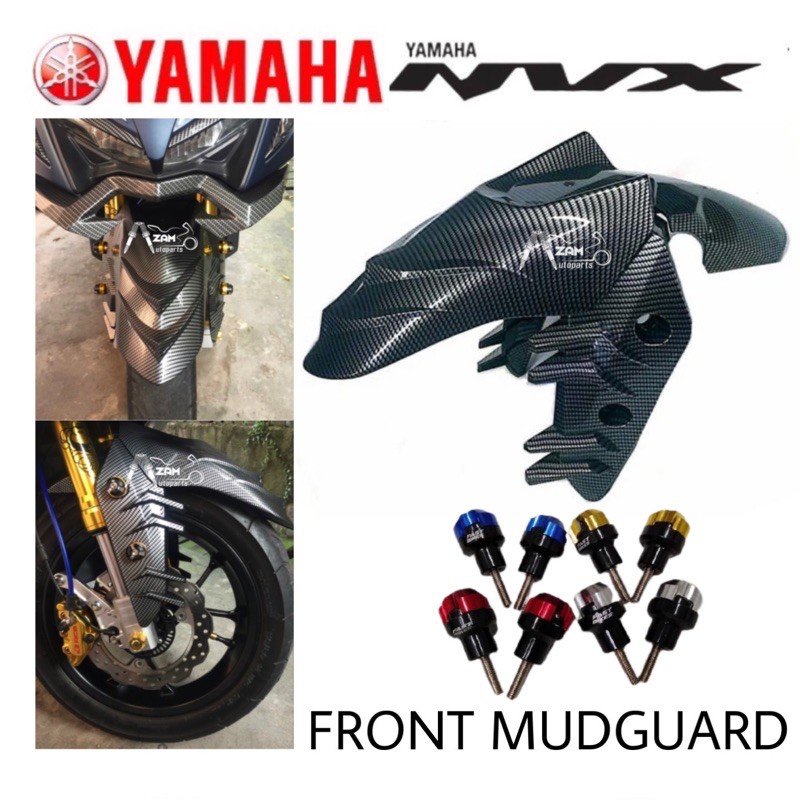 YAMAHA NVX 155 V1 / V2 AKSESORI FRONT FENDER / MUDGUARD / SKRU / BOLT ...