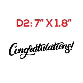 Sticker Balloon CONGRATS TAHNIAH for Aqua Bobo Bubble Balloon Belon ...