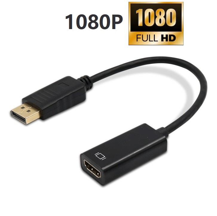DP to HDTV 4K 1080P DisplayPort Male to HDTV Female Adapter (Male to ...