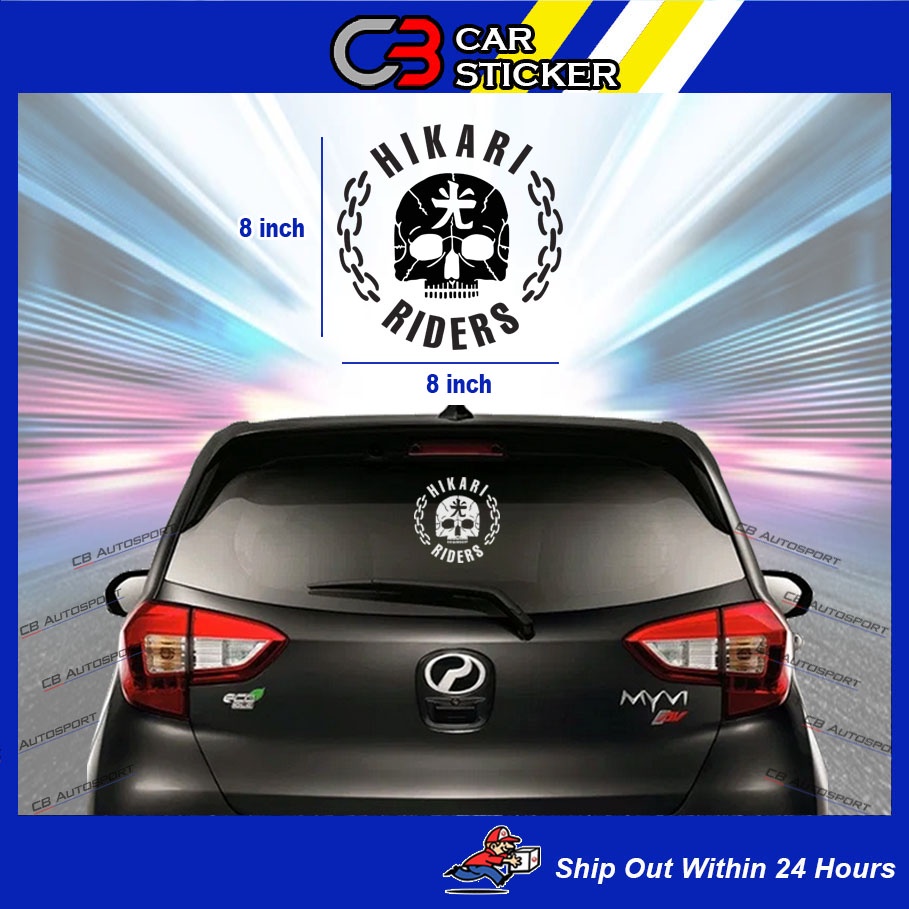 HIKARI RIDERS STICKER / CS487 | Shopee Malaysia