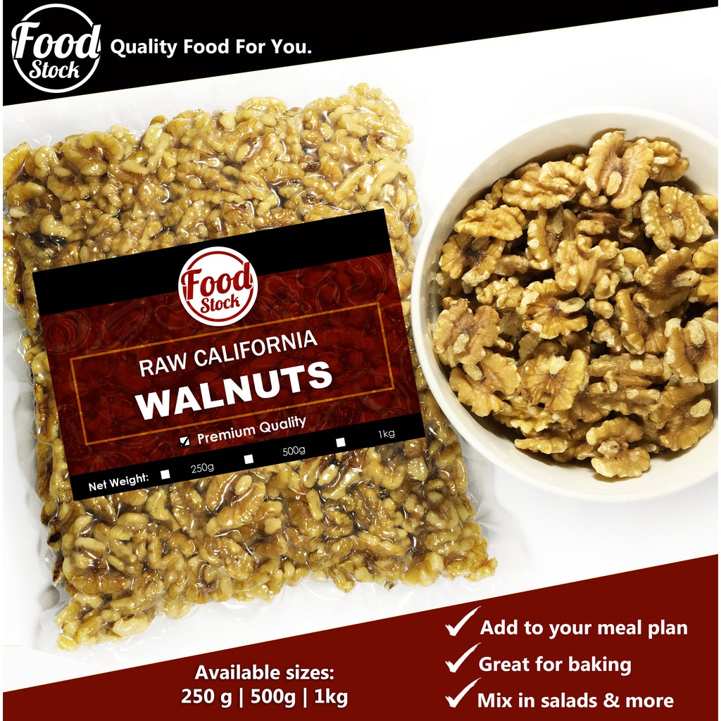 Raw Walnuts (250g, 500g, 1kg) | Shopee Malaysia