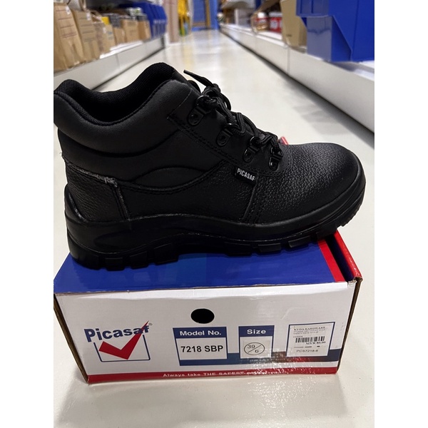 PICASAF Low/Mid-Cut Safety Shoe 7118/7218 PU Sole Kasut SIRIM | Shopee ...