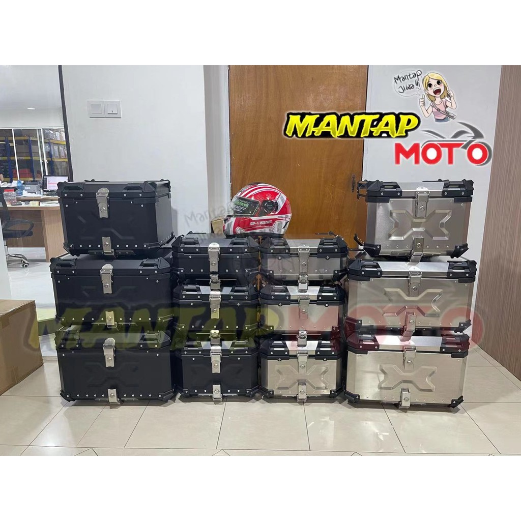TOP BOX ALUMINIUM 2021 🔥VERSION 2 X-SERIES 2021 & VERSION 1🔥 (22L / 35L ...