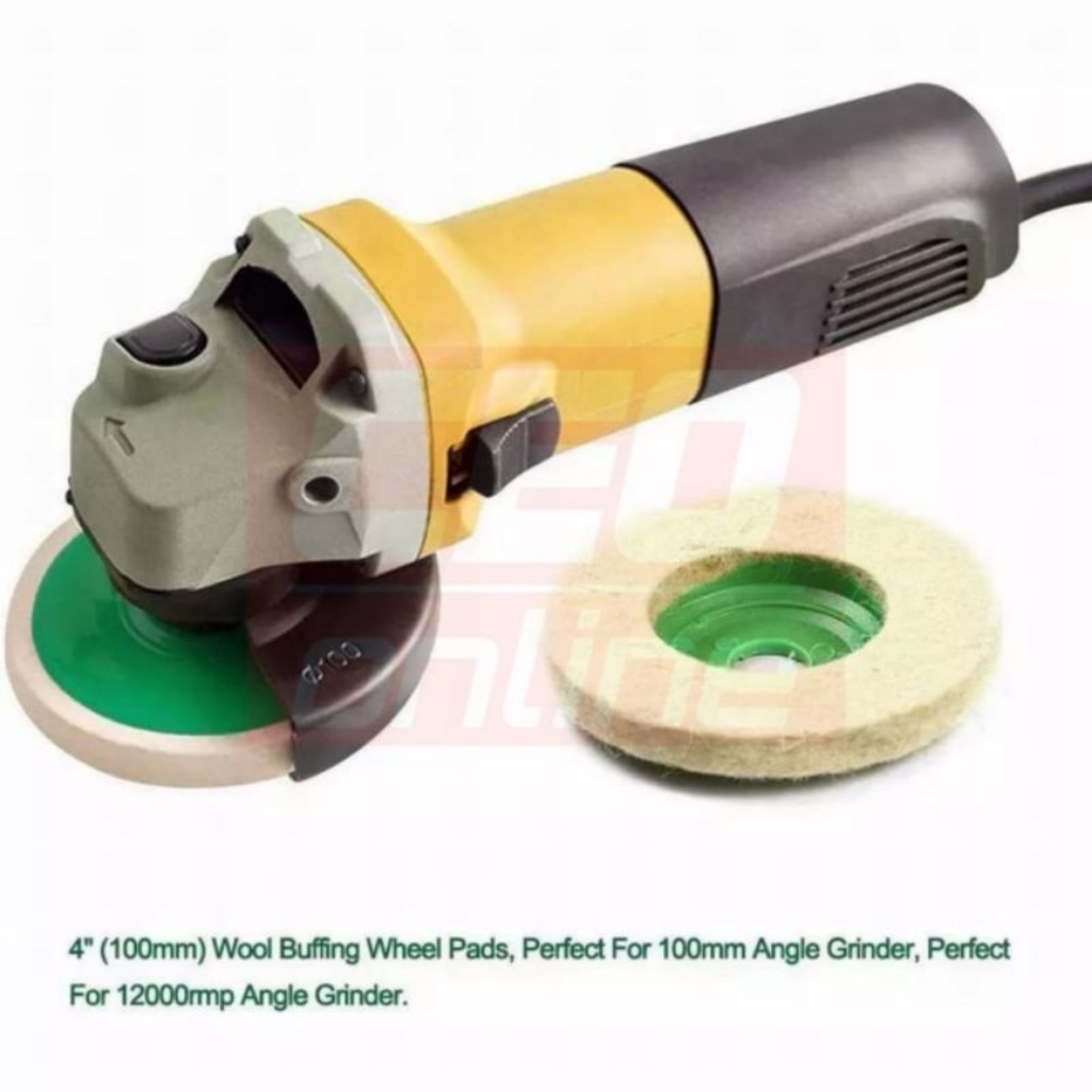 CEO 🇲🇾 Wool Polishing Sponge Polishing Wool 4" Polish Pads Disc Span ...